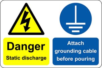 KPCM | Danger Static Electricity Signs
