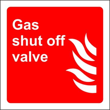 KPCM | Emergency Electric Mains Shut Off Switch Sign | Made in the UK