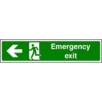 KPCM | Emergency Exit Running Man Signs (Left)