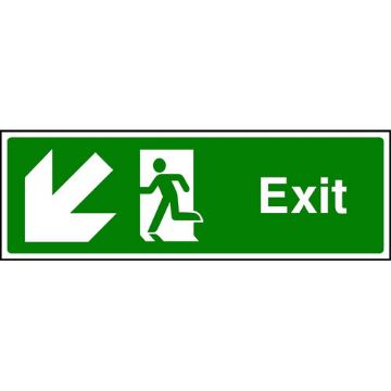KPCM | Emergency Exit Running Man Signs (Left)
