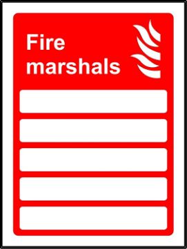 KPCM | Fire Marshals Signs