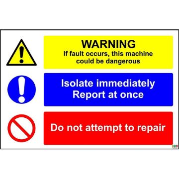 KPCM | Faulty Machine Safety Signs