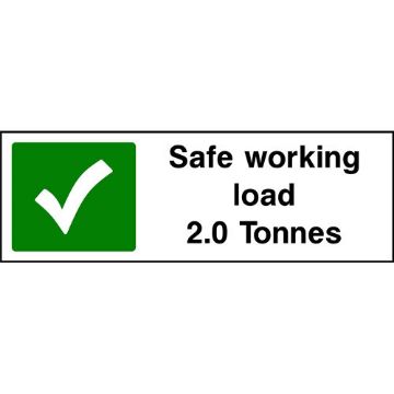 KPCM | Safe Working Load Signs