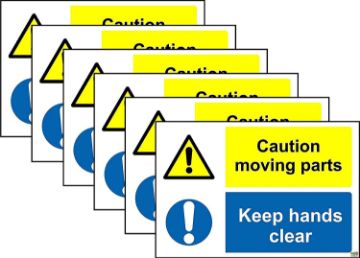 KPCM | Caution Moving Parts Signs