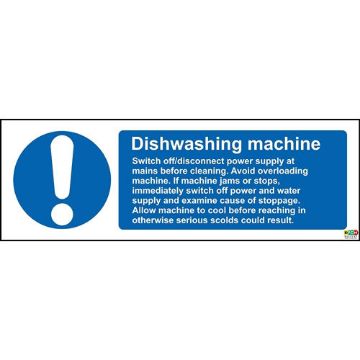 KPCM | Dishwashing Machine Safety Signs