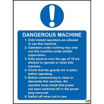 KPCM | Machinery Safety Signs